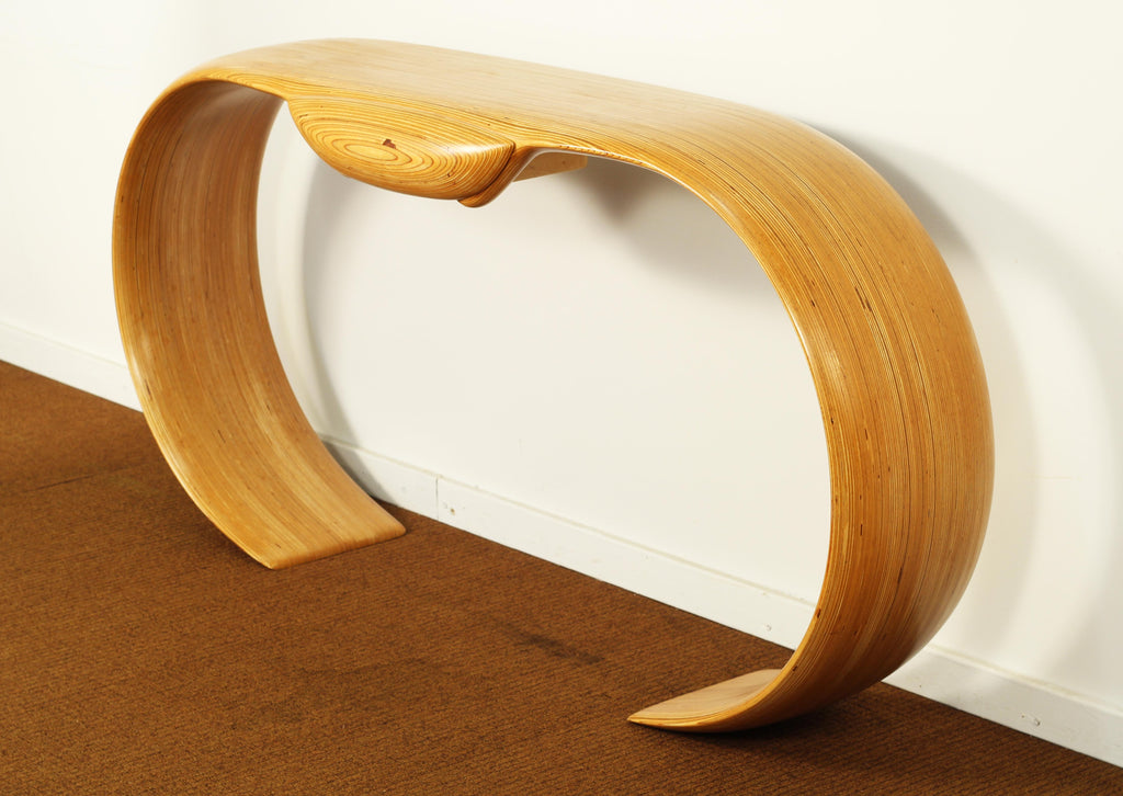 1980s Zen Console Table With Drawer by Rock Cross – Metro Eclectic