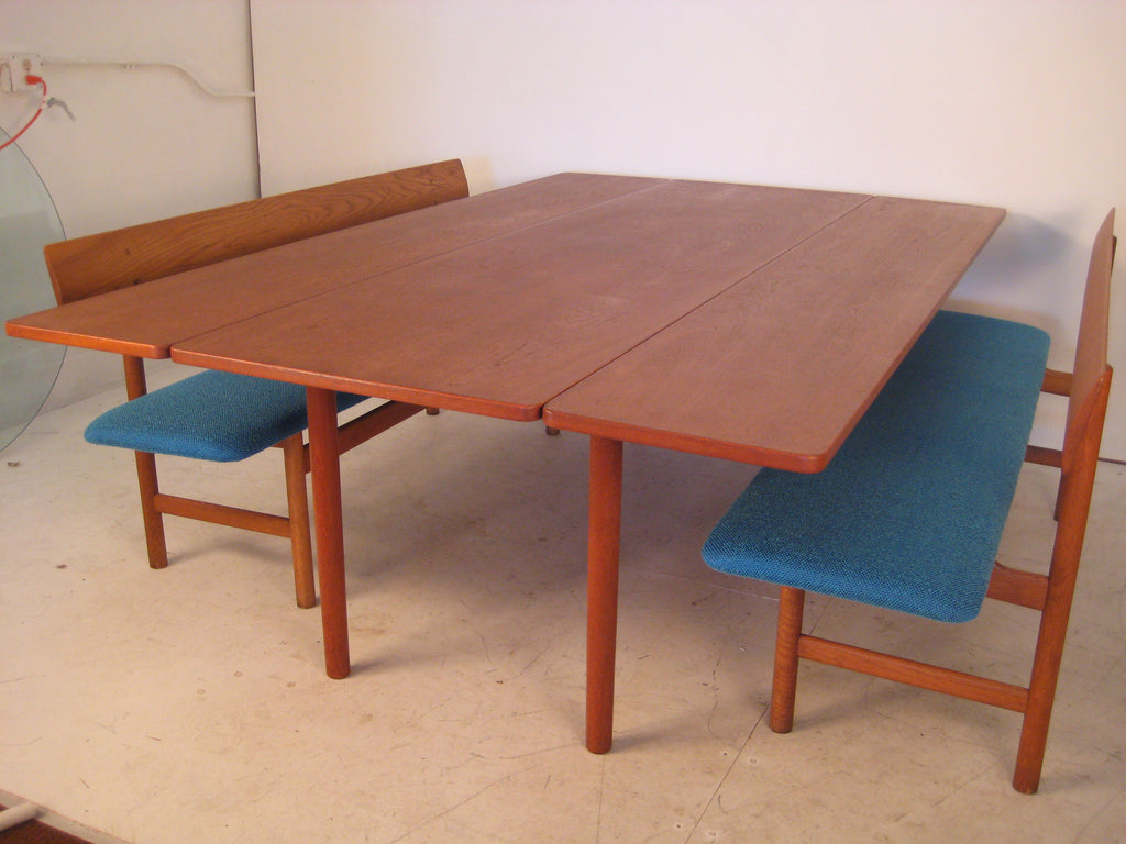 Borge Mogensen Fredericia Dining Set including Two #171 Benches – Metro ...
